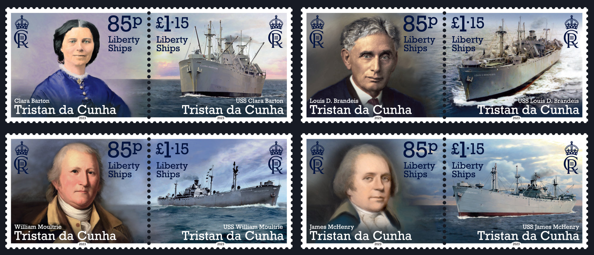 Visiting US Liberty Ships (1943)| tristandacunha